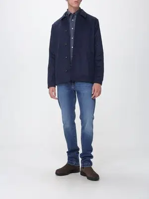 Luciano Barbera Mid-rise Slim Fit Skinny Jeans In Cotton Denim