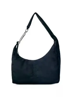 Rick Owens Small Gemini Satin-finish Curved Shoulder Bag