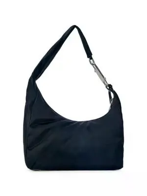 Rick Owens Small Gemini Satin-finish Curved Shoulder Bag