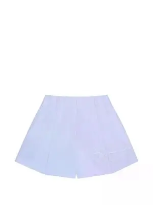 Givenchy Shorts In Cotton With Medallion - Purple