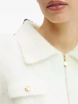 MORGAN Zip-up Knit Sweater