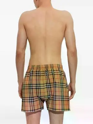 Burberry Check Cotton Boxer Shorts