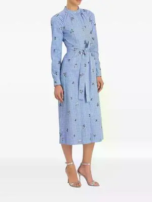 MARKARIAN Gazania Sequin-embellished Midi Shirt Dress