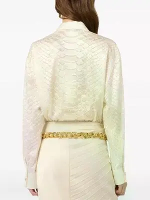 Roberto Cavalli Serpentine Print Shirt