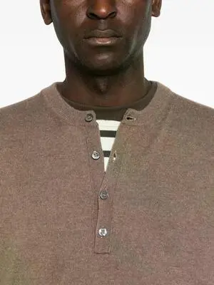 AMARANTO Button-placket Sweater