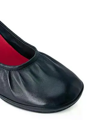 Camper Right Left Leather Heeled Pumps