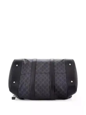 Gucci Convertible Duffle Bag Gg Coated Canvas Medium Travel Bag