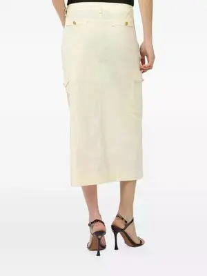Roberto Cavalli Embellished Midi Cargo Skirt