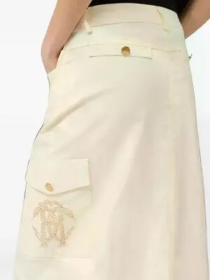 Roberto Cavalli Embellished Midi Cargo Skirt
