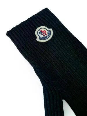 Moncler Logo-patch Wool Gloves