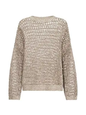 Brunello Cucinelli Wool And Silk Crewneck Sweater