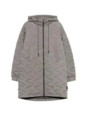 Bimba Y Lola Gray Mid-length Padded Puffer - Grey