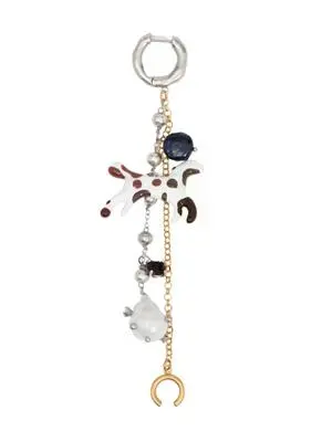 Bimba Y Lola Silver Tone Earrings