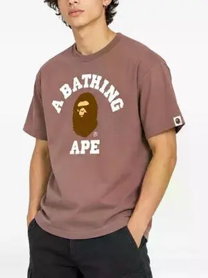 A BATHING APE College Ape Head T-shirt
