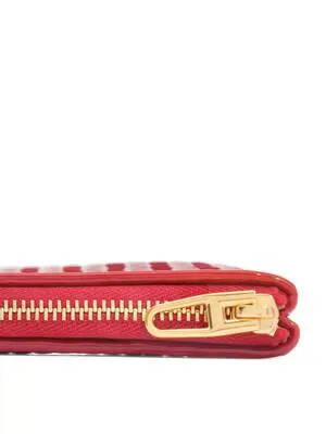 Bimba Y Lola Medium Cherry Plaited Zipped Make-up Clutch - Red