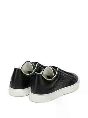 Roberto Cavalli Monogram-embossed Low-top Sneakers