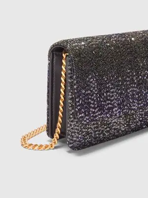 Missoni Wallet On Chain In Lamé Viscose