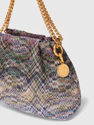 Missoni Chain Pouch In Lamé Viscose