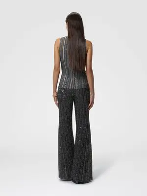 Missoni Striped Flared Trousers With Sequins