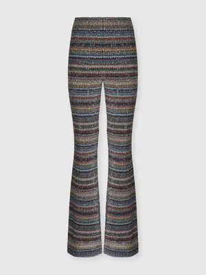 Missoni Flared Trousers In Textured Knit