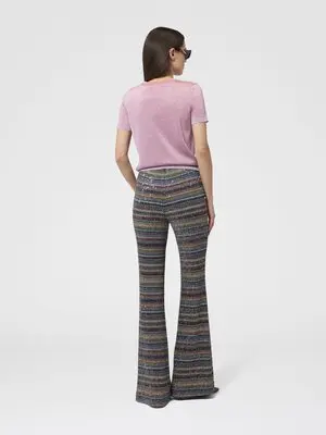 Missoni Flared Trousers In Textured Knit