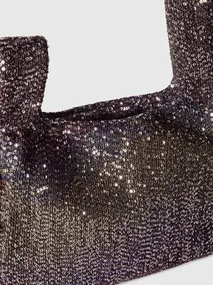 Missoni Handbag With Sequins And Logo Charm