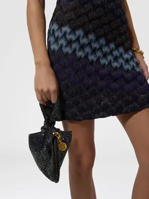 Missoni Handbag With Sequins And Logo Charm
