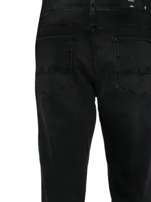7 For All Mankind Slimmy Faded-effect Jeans