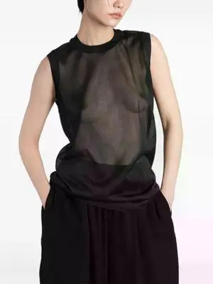 Comme Des Garçons Sheer Knit Top