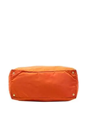 Prada 2013-2026 Saffiano Trimmed Tessuto Satchel