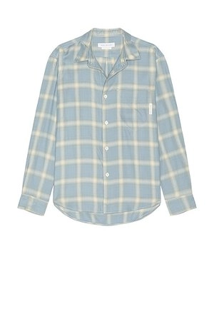 WORKS AND DAYS Rayon Check Classic Shirt