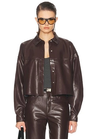 AGOLDE Agnes Shirt - Madera