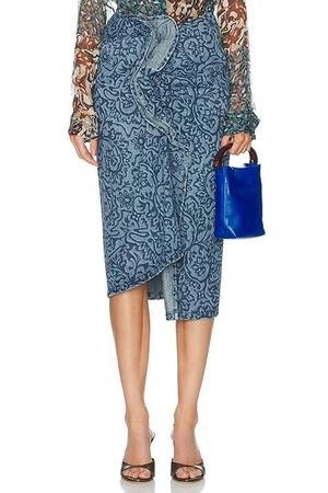 Dries Van Noten Sinas Skirt - Blue