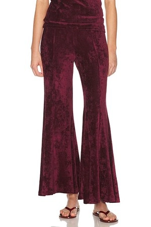 Suzie Kondi Flora Flare Pant - Ruby