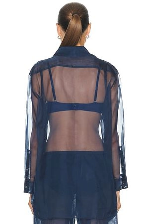 Renggli Organza Button Up Shirt