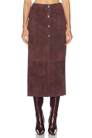 Altuzarra Pinkard Skirt - Deep Cherry