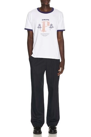 PERCIVAL Pleated Leg Trousers