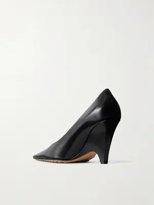 Bottega Veneta Scaletta 90 Leather Pumps