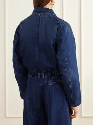 RÙADH The Ghillie Cropped Denim Jacket