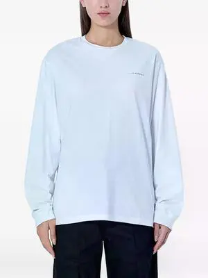 Cecilie Bahnsen Bow-print Long-sleeve T-shirt - White