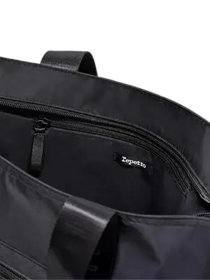 Repetto Logo-tape Mesh-panel Tote Bag