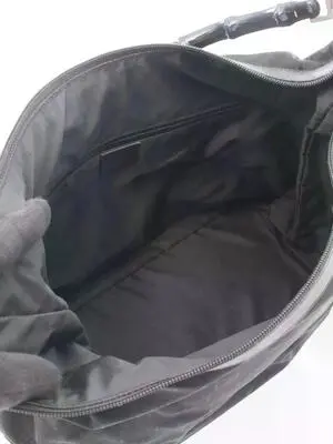 Gucci 2000-2015 Bamboo Gg Nylon Shoulder Bag