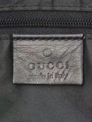 Gucci 2000-2015 Bamboo Gg Nylon Shoulder Bag