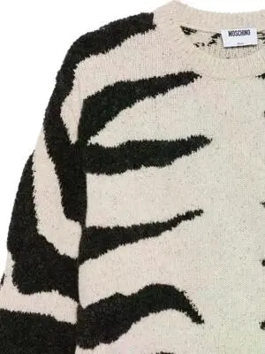 Moschino Tiger-pattern Sweater