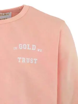 IN GOLD WE TRUST PARIS Logo-print Sweatshirt
