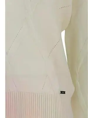 Kiton Diamond-pattern V-neck Sweater