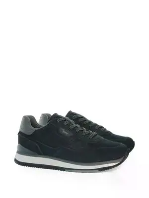 HARMONT & BLAINE Logo-patch Panelled Sneakers - Blue