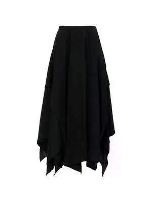 Yohji Yamamoto Asymmetric Draped Skirt