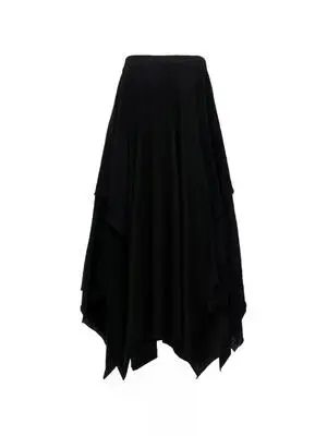 Yohji Yamamoto Asymmetric Draped Skirt