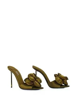 LE SILLA Bella Rose-detail Satin Sandals